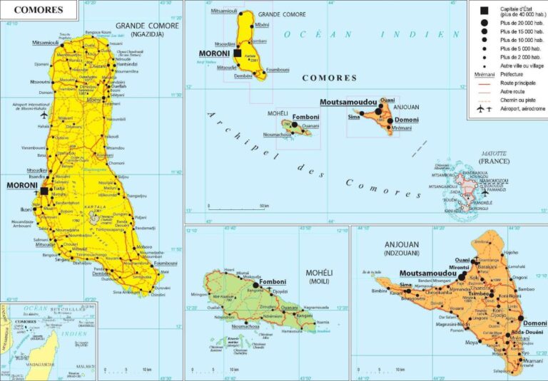 Géographie des Comores - ADIC-COMORES Anjouan Mohéli Anne ETTER